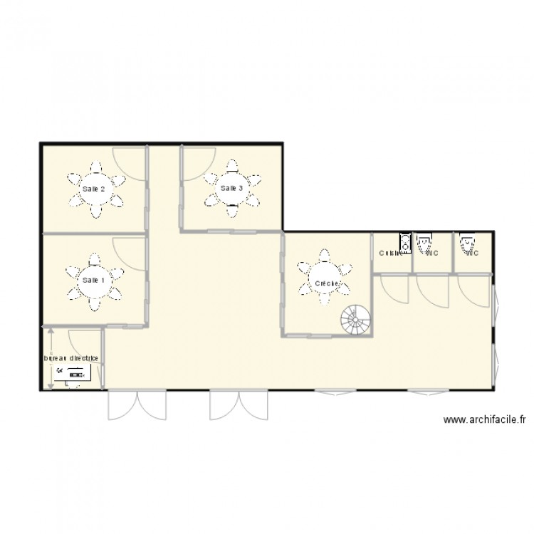 créche - Plan dessiné par mustapha AZ