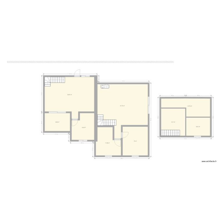 Plan – villa F3 et F4 – Par aurelien974 ️ | ArchiFacile
