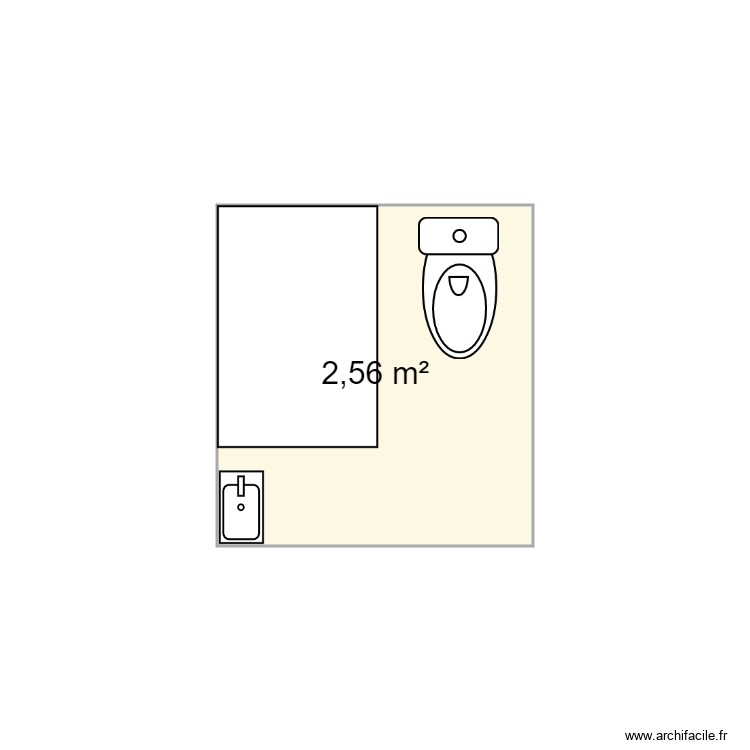 salle de douche - Plan dessiné par marty45