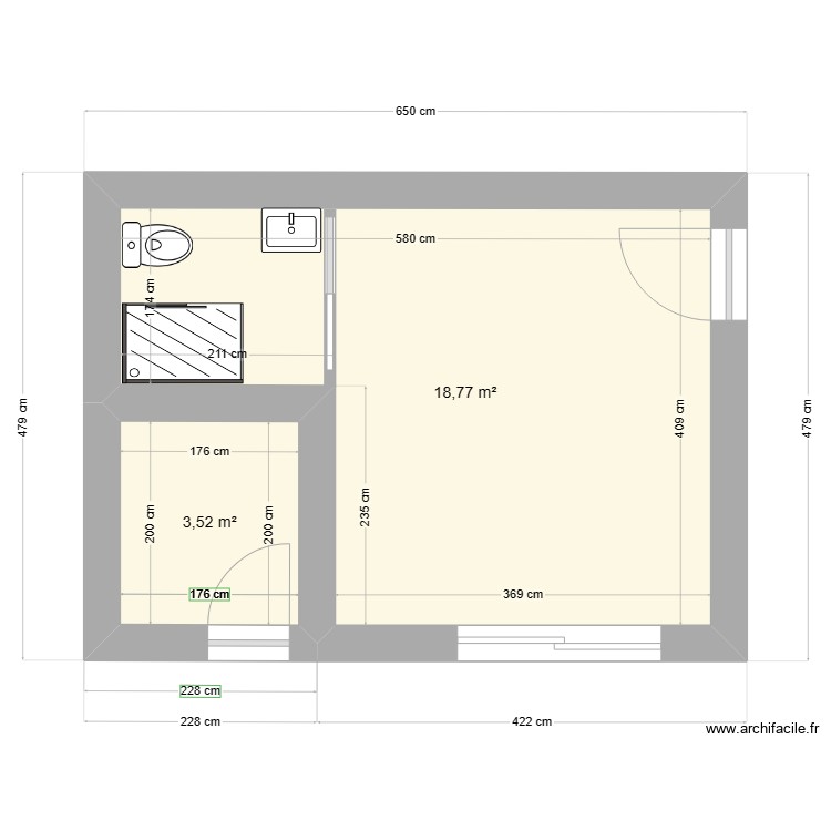 Annexe interieur 1 - Plan dessiné par enzocastanier