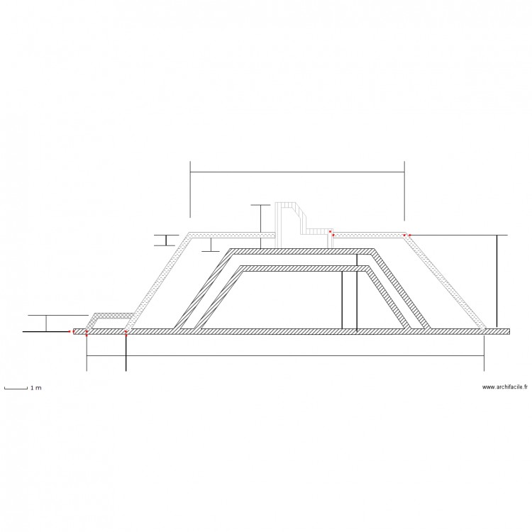harbour section - Plan dessiné par Marouane Fabri