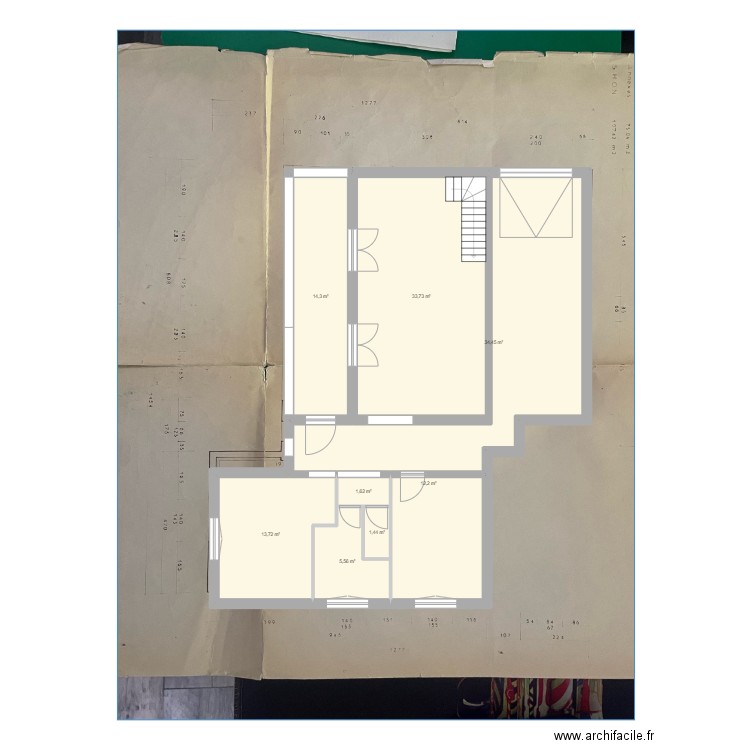 maison RDC - Plan 8 pièces 117 m2 dessiné par Bestou