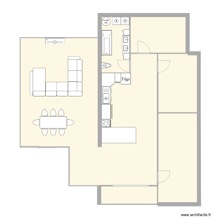 Roxton - Plan dessiné par Pascanne