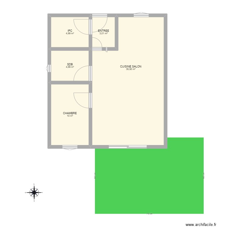 PFE - Plan dessiné par 1233