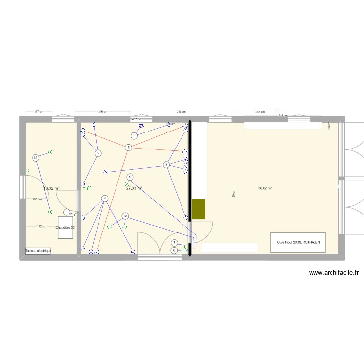 Garage v3 - Plan 3 pièces 79 m2 dessiné par janiacky