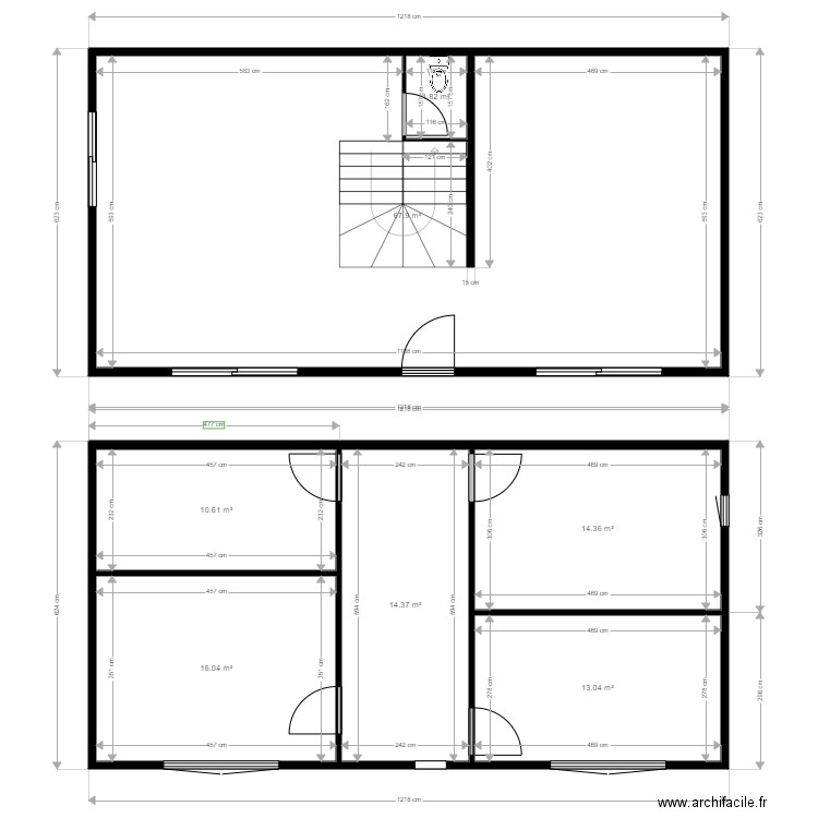 maison pan - Plan dessiné par paniac