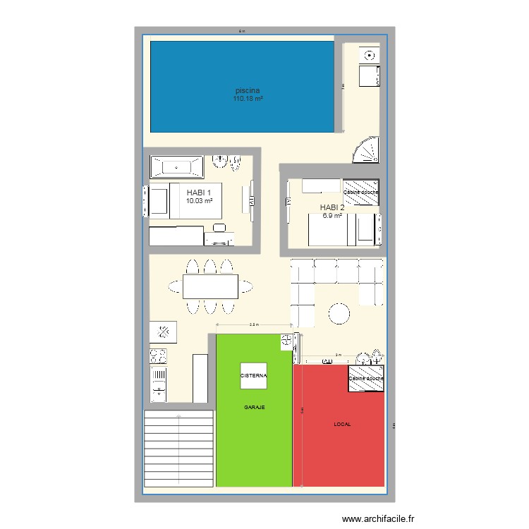 KSA DURAN - Plan dessiné par DESSIRE TACLE