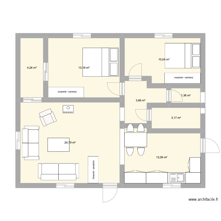 labenne - Plan dessiné par julietterigal