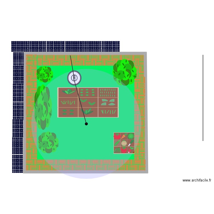 swann.lucas - Plan 1 pièce 113 m2 dessiné par jardin4c9