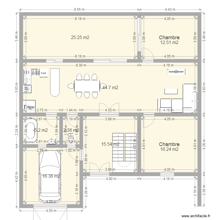 Plan – PLAN 33 – Par mounir7602 ️ | ArchiFacile