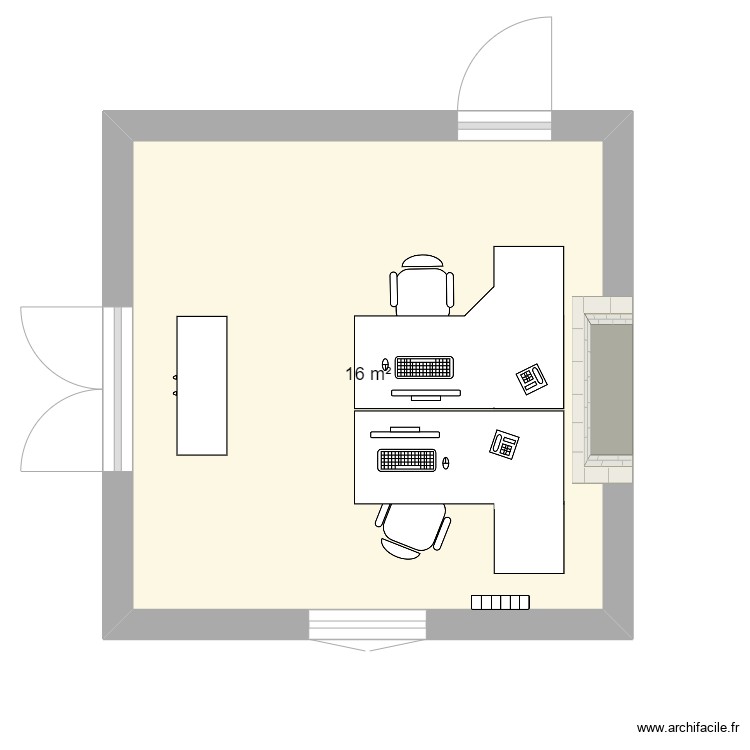 secrétariat - Plan dessiné par clarissebriffe