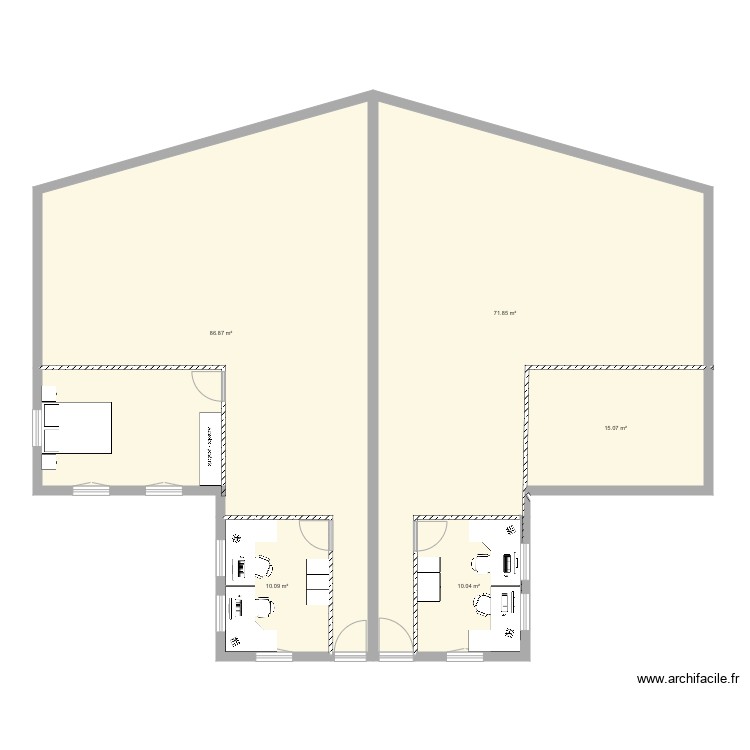 Habitation 101 - Plan dessiné par LIenna15