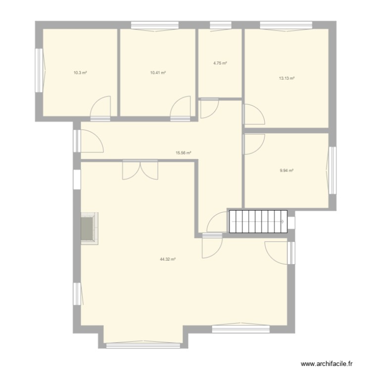 Le terrier - Plan dessiné par Le terrier