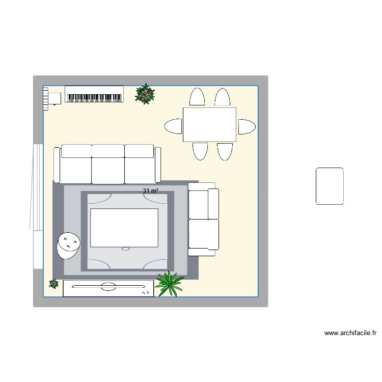 Plan – P3 - Kvk 230 puff 90/70 piano chb – Par agacciu ️ | ArchiFacile