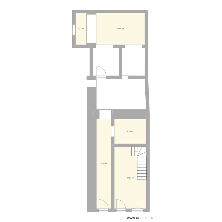 RDC - Plan dessiné par Lololarchitekt