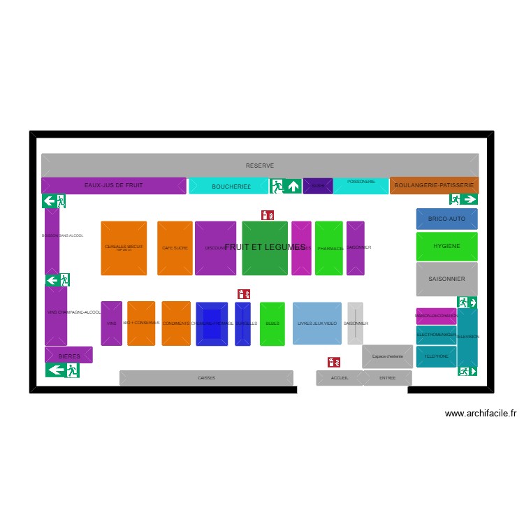 Plan – PLAN MAGASIN – Par bibouloulou ️ | ArchiFacile