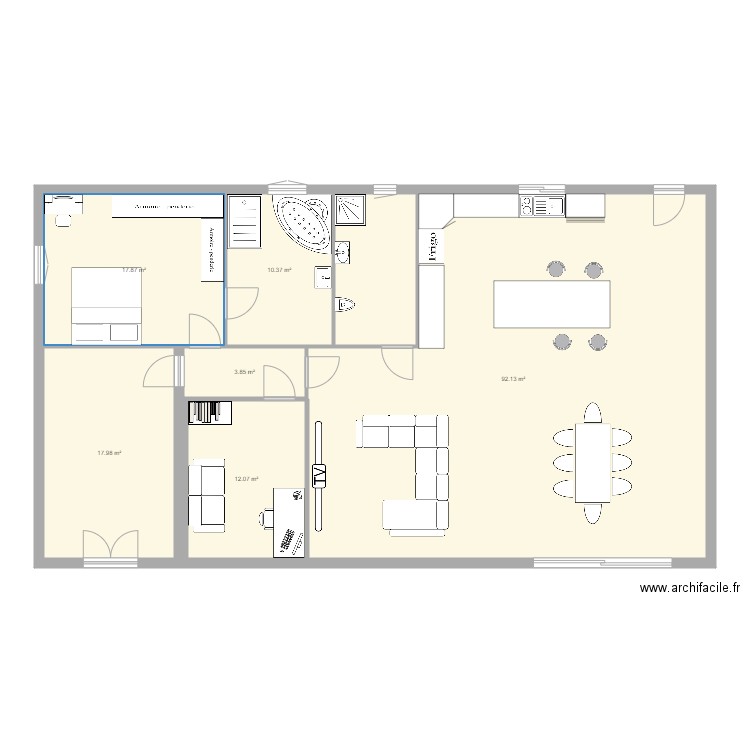 MAISON TAVEL - Plan dessiné par SAMAMA84