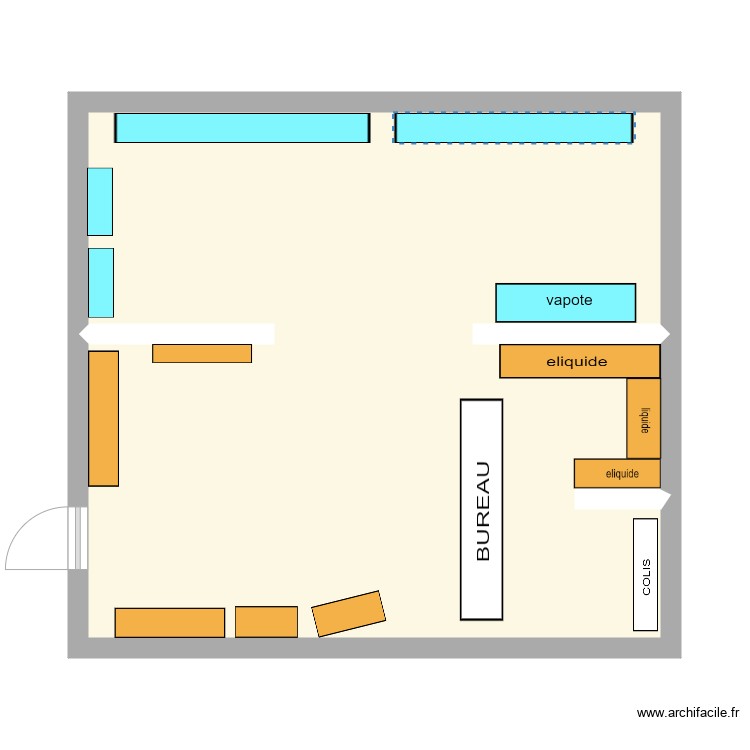 contexte organisationnel - Plan dessiné par DORIANEaclr