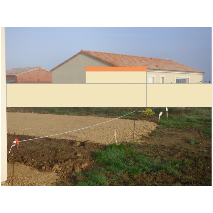 plan maison mur - Plan dessiné par tilie