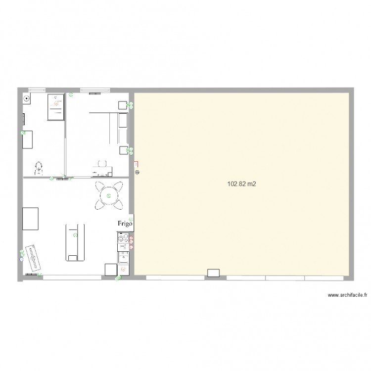 atelier - Plan dessiné par planatelier