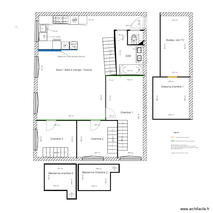 Maçonnerie - Plan dessiné par jungleandco