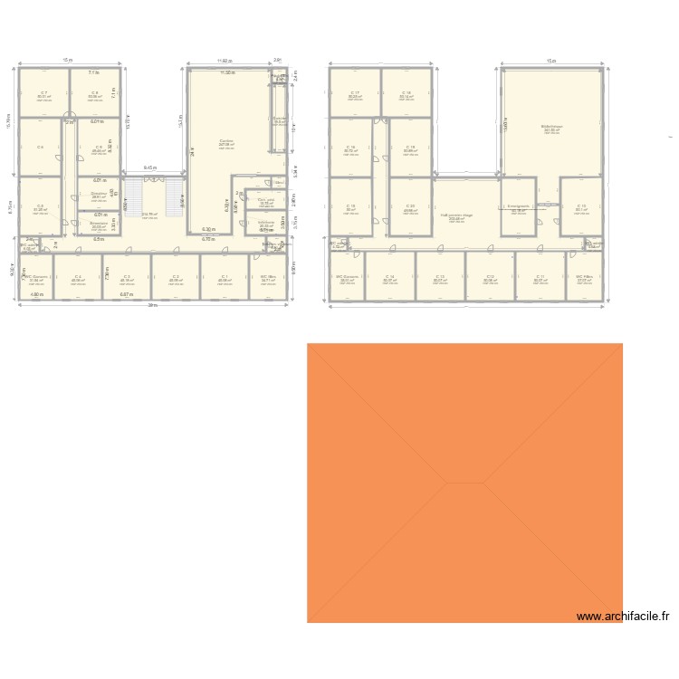 Plan – Ecole 1 – Par Alpha Jacques ️ | ArchiFacile