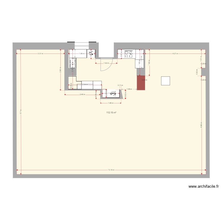 habitation principale - Plan dessiné par Patricot33