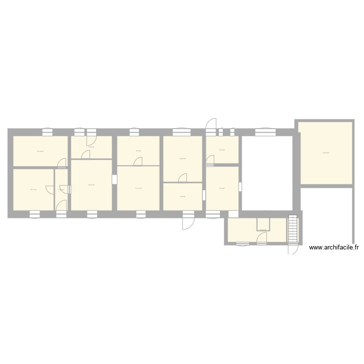 Habitation - Plan dessiné par La Freca