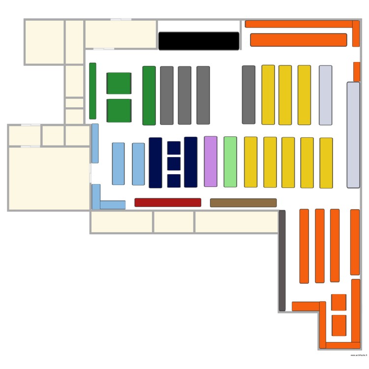 Plan – Intermarché – Par ZBEUBZEUB ️ | ArchiFacile