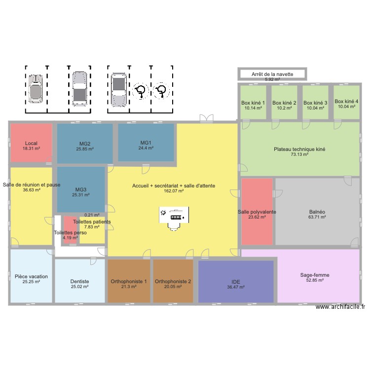 MSP - Plan dessiné par SIP4