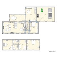 DP9 plan sommaire des lieux - Plan 2 pièces 239 m2 dessiné par anm diz