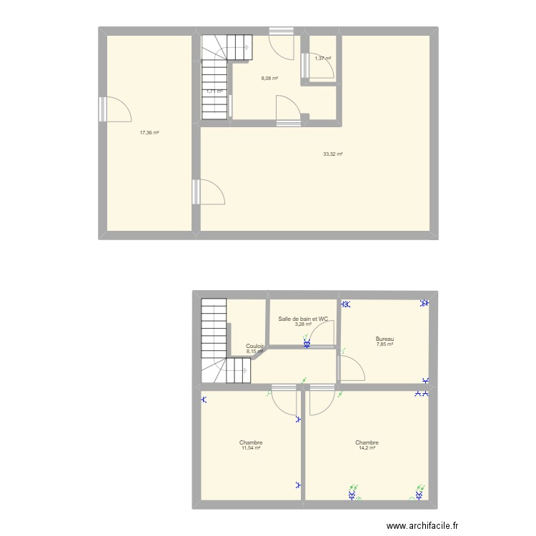 électricité Orp - Plan dessiné par Mika_T
