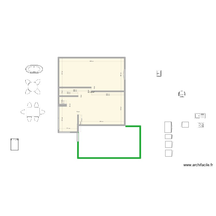 Marie Alexis - Plan dessiné par BOCEF