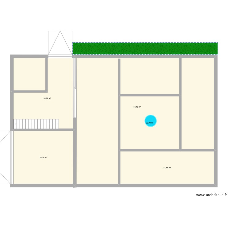 Maison arabe - Plan dessiné par admhan