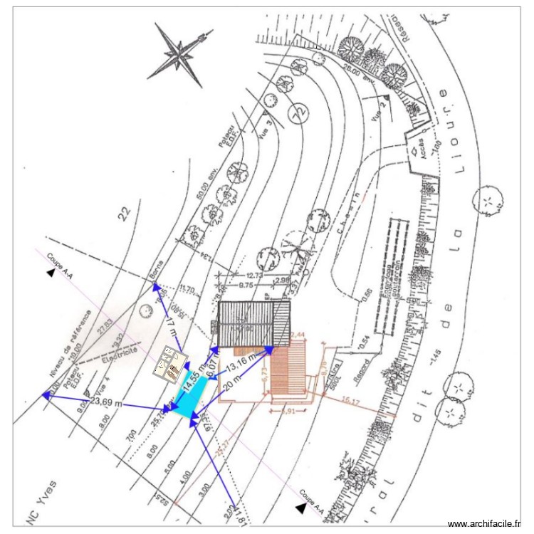 Plan – Local piscine – Par Josette49 ️ | ArchiFacile