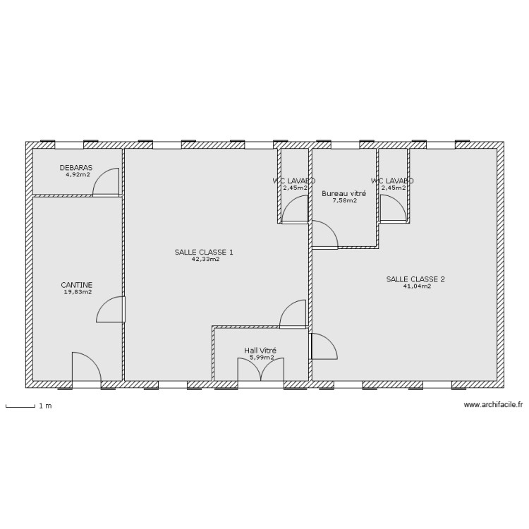 Plan – plan ecole – Par franck-48 ️ | ArchiFacile