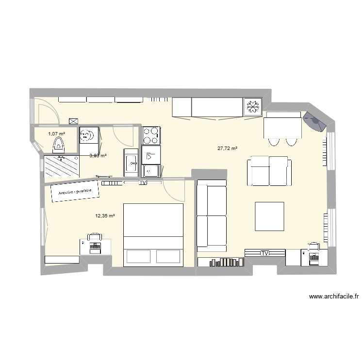 Charlot - Plan dessiné par V Wolf