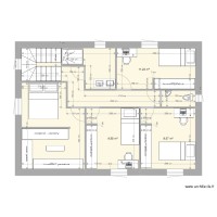 Chalet V10 - Plan 5 pièces 53 m2 dessiné par Carine54