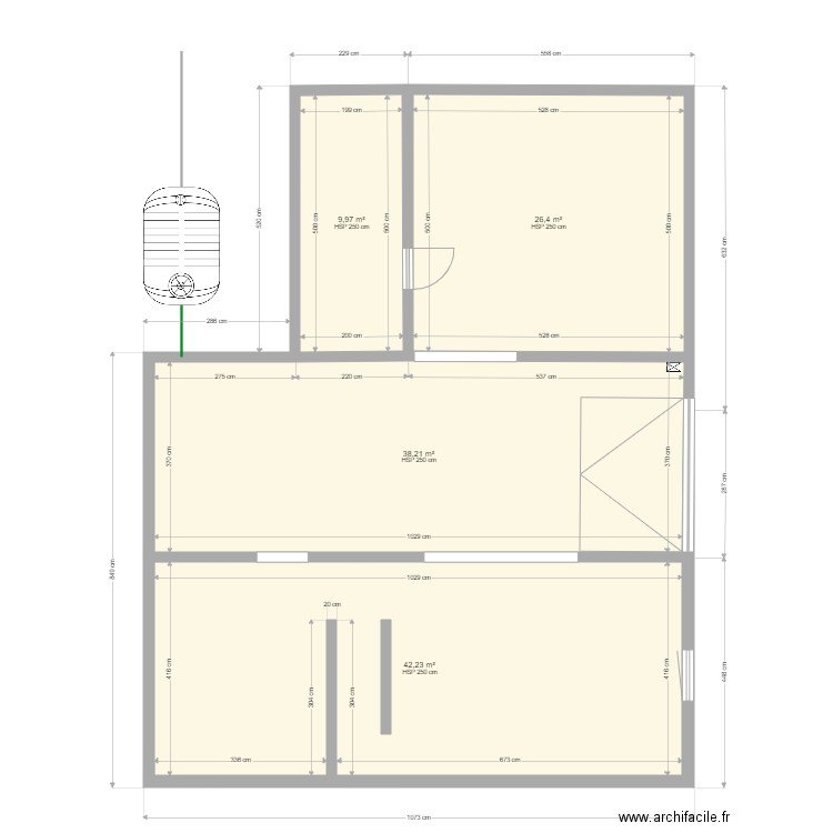 terrasse 2 - Plan dessiné par tomemi24