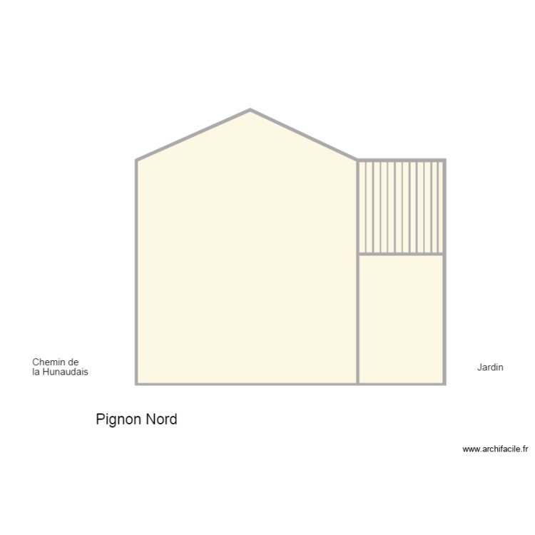 Plan – Pignon Nord – Par DoSeb44 ️ | ArchiFacile
