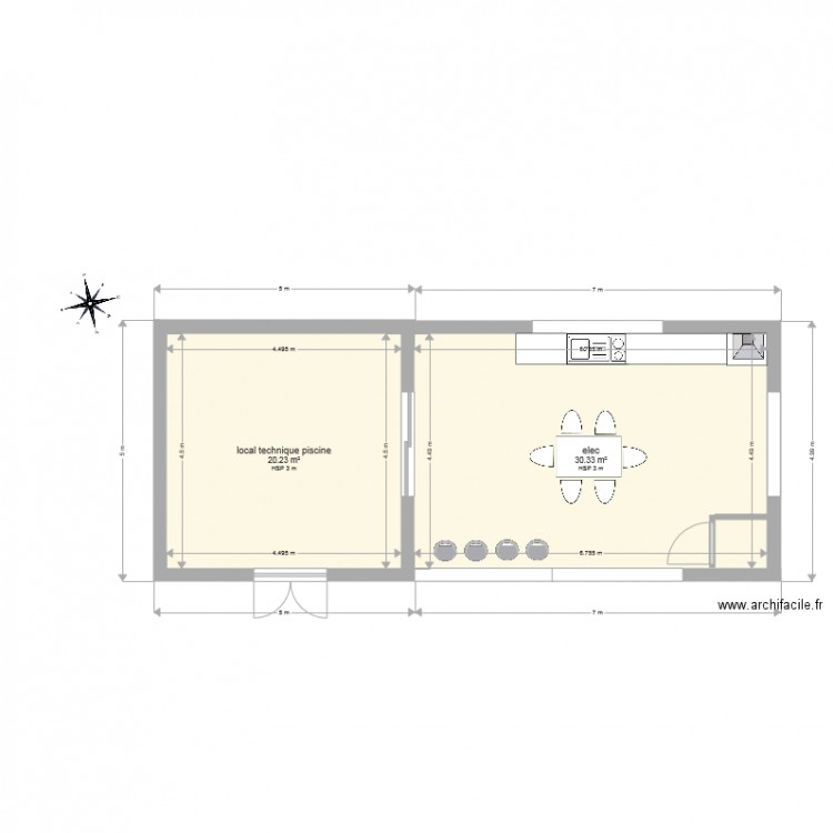 local technique 02 - Plan dessiné par mospat974