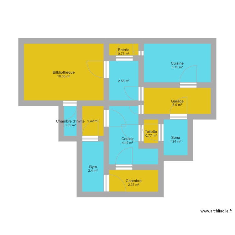 MATH CST 5 - Plan dessiné par MynameisJeff