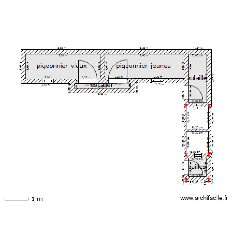 pigeon - Plan dessiné par manuel2006