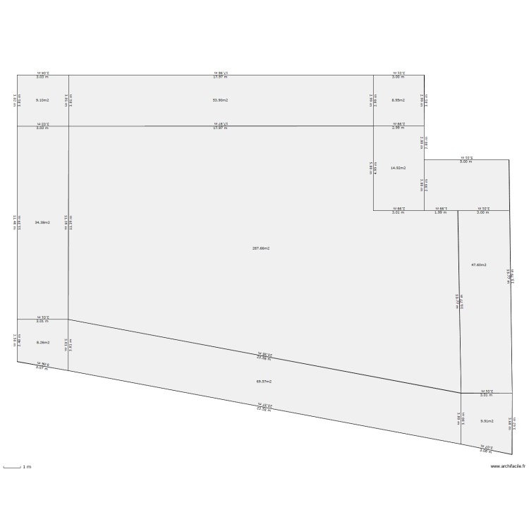 Plan – limite construction sur le terrain – Par philnattom ️ | ArchiFacile