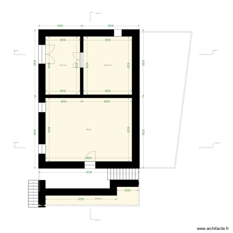 Sous sol - Plan dessiné par mollens