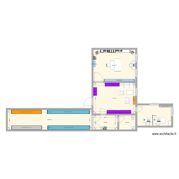 Ceramotheque Entresol - Plan dessiné par Ceramo21