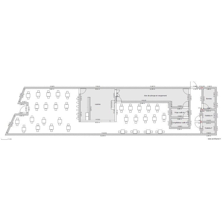 Plan – restaurant – Par siass ️ | ArchiFacile