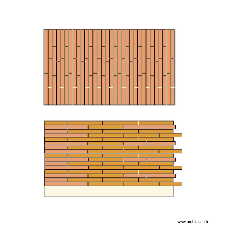 calepinage vertical - Plan dessiné par Logidia1