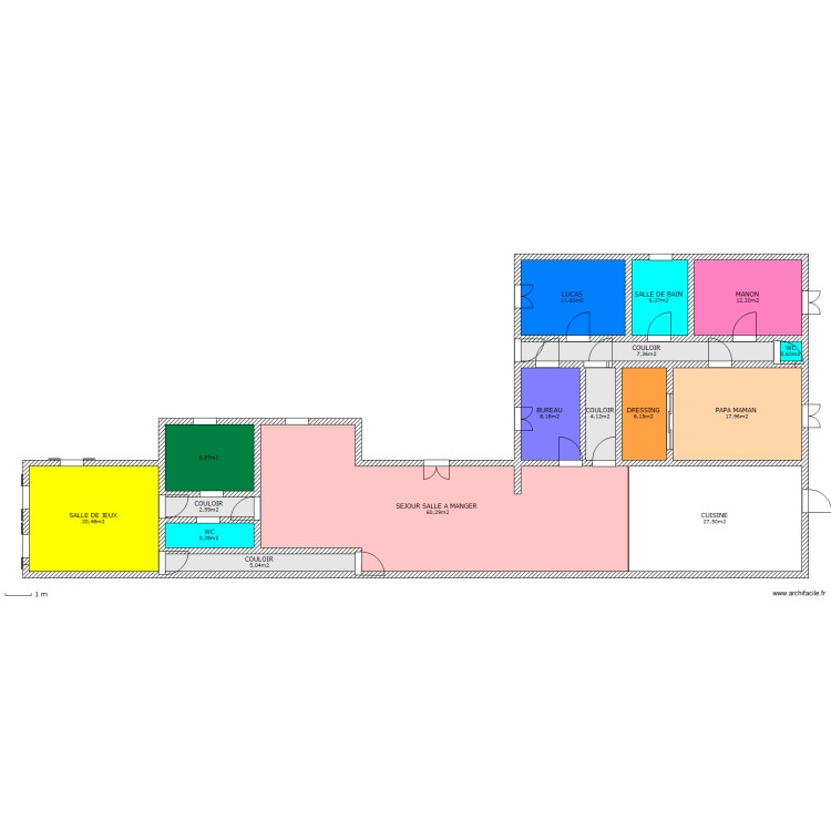 Plan – MAISON 200M2 – Par LOLOWAM ️ | ArchiFacile