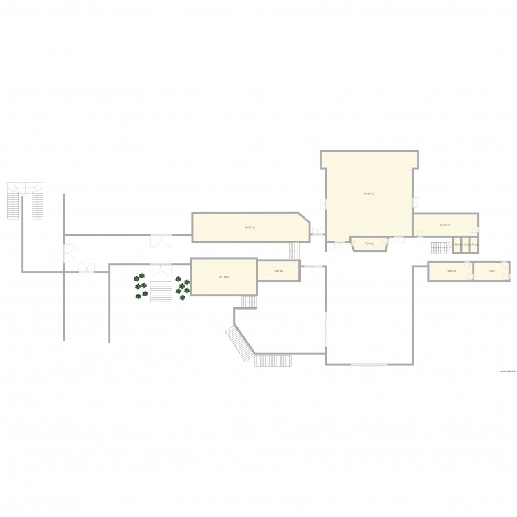 Hall B - Plan dessiné par Ahvoila